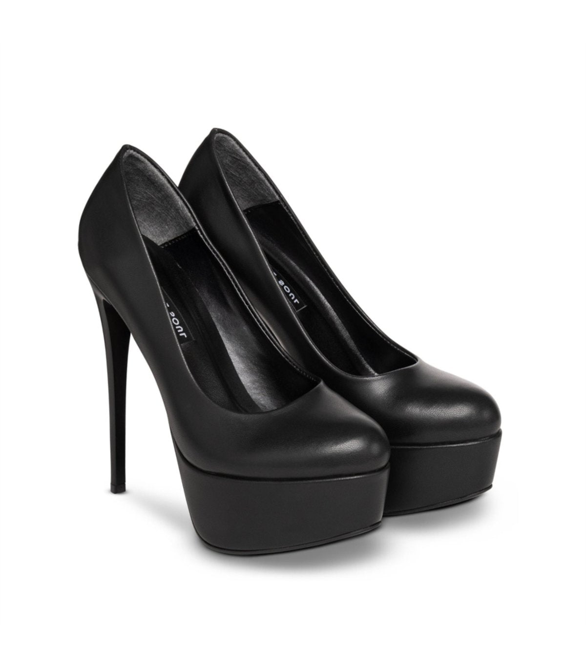 Michael Soul ARIA - Plateau Pumps schwarz matt – Tattoobrands